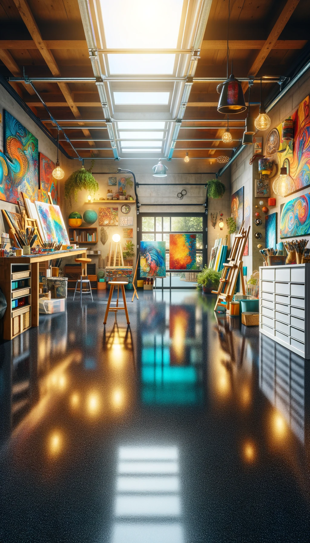 Garages to Galleries: Creating Art Studios with Epoxy Floors | Deluxe ...